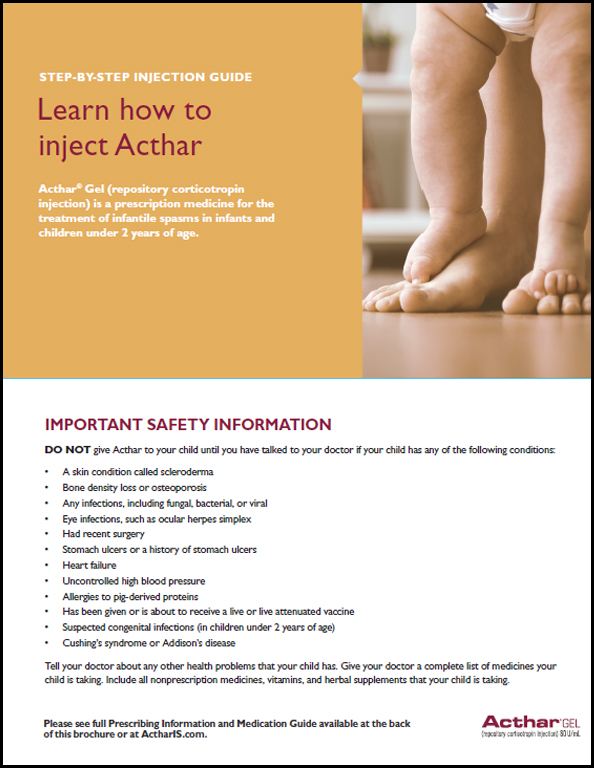 Downloadable Resources | Acthar® Gel (repository corticotropin injection)